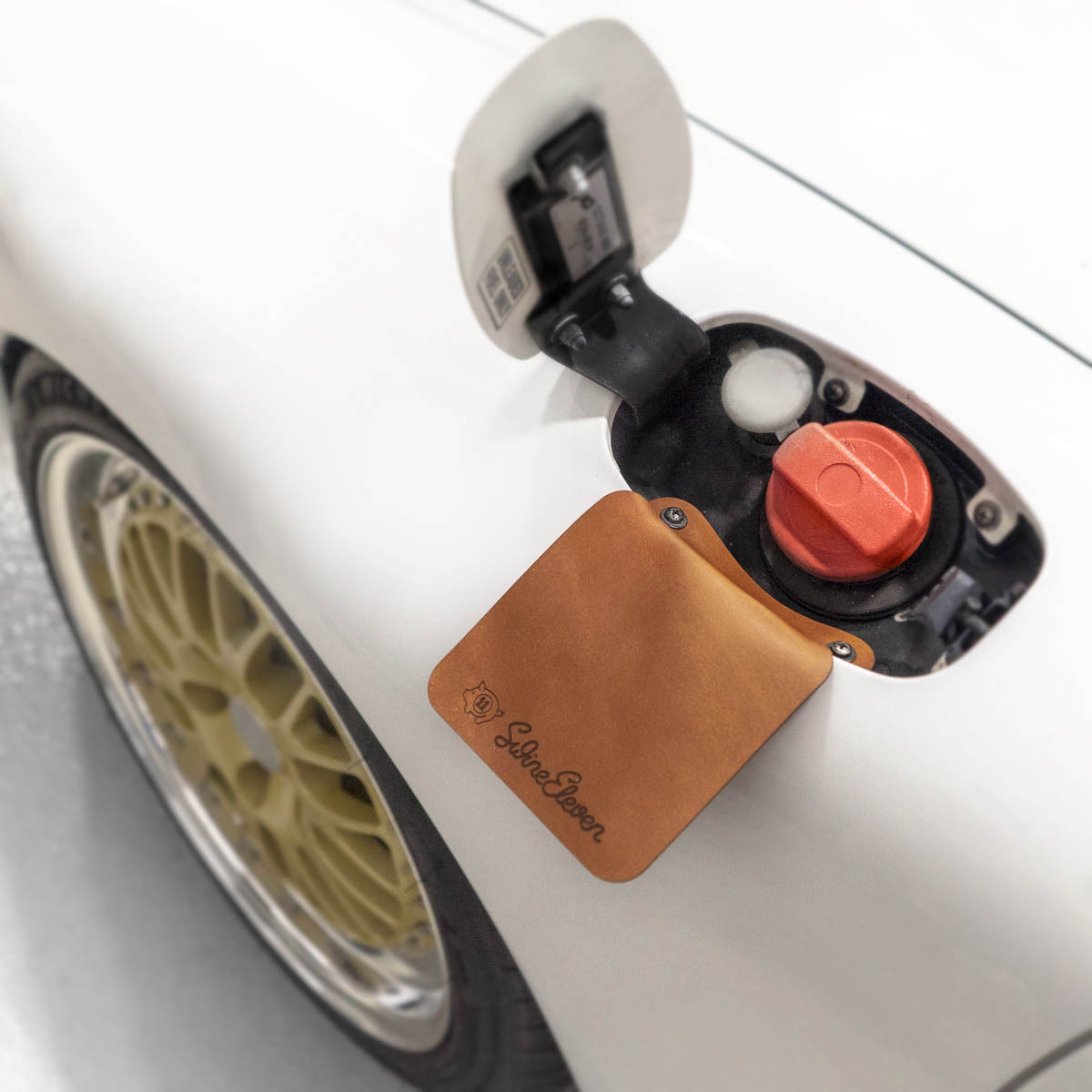 Swine Eleven Leather Fuel Bib (fits Porsche 964 993)